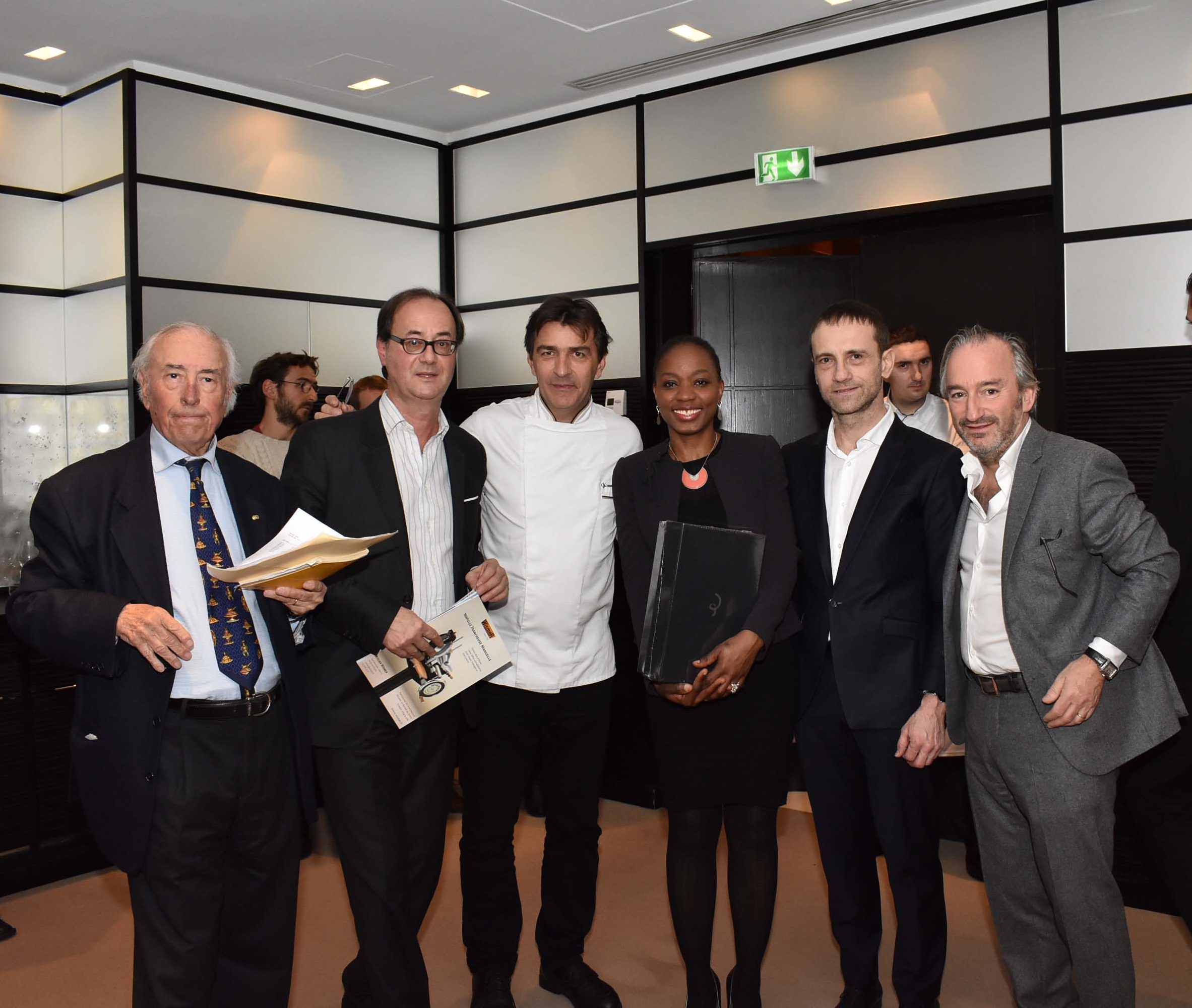 Nicolas de Rabaudy, Gilles Brochard, Yannick Alléno, Eugénie Tine ...